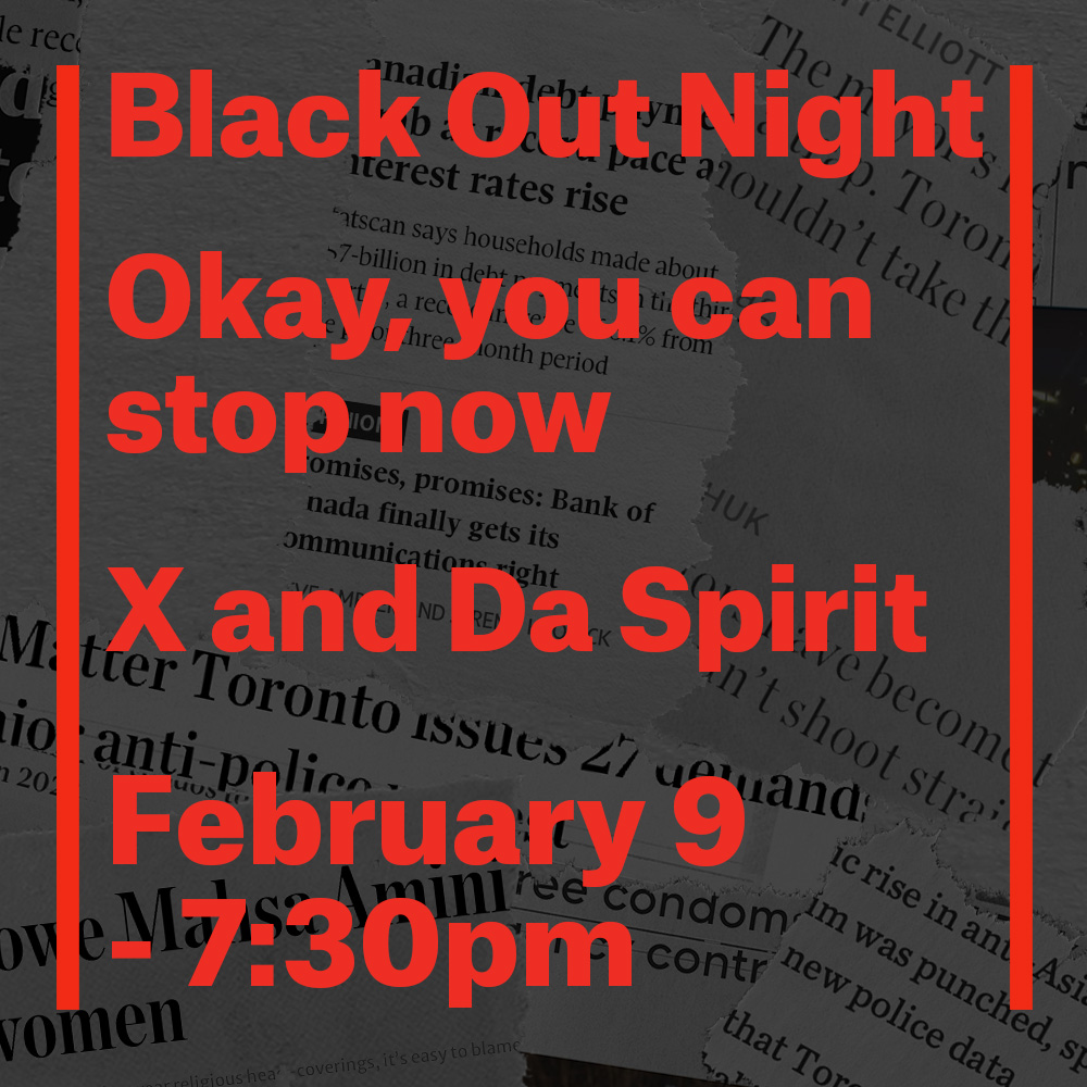 Blog: Why Black Out Night? - Theatre Passe Muraille